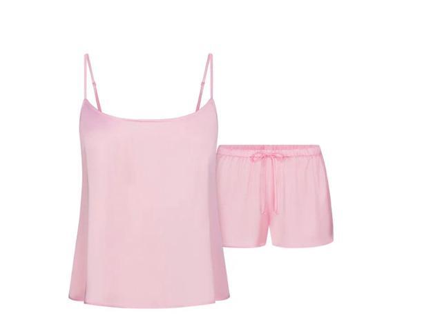 Click here for Skims Hotel Skims Shine Cami Sleep Set  Baby Pink... prices