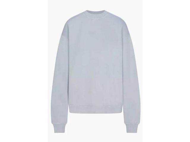 Click here for Skims Boyfriend Fleece Crewneck  Zen Blue  Large prices