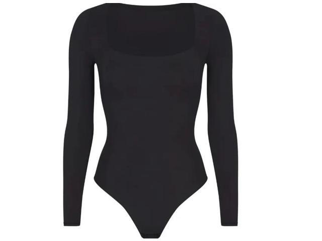 Click here for Skims Fits Everybody Long Sleeve Square Neck Bodys... prices