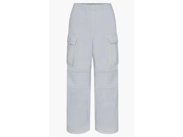 Click here for Skims Boyfriend Fleece Cargo Sweatpant  Zen Blue... prices