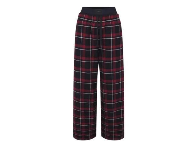 Click here for Skims Outdoor Flannel Oversized Pant  Merlot Plaid... prices