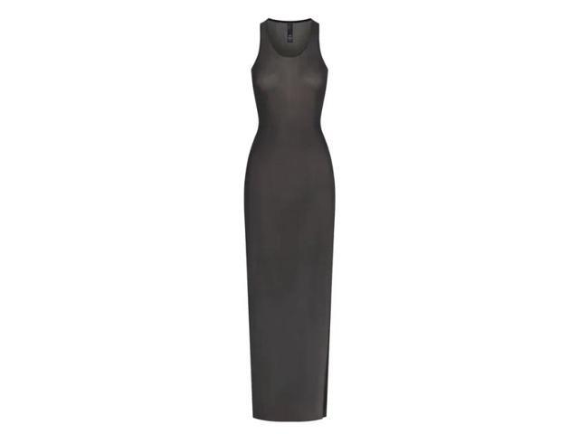 Click here for Skims Mesh Cover Ups Long Dress  Onyx  4X prices
