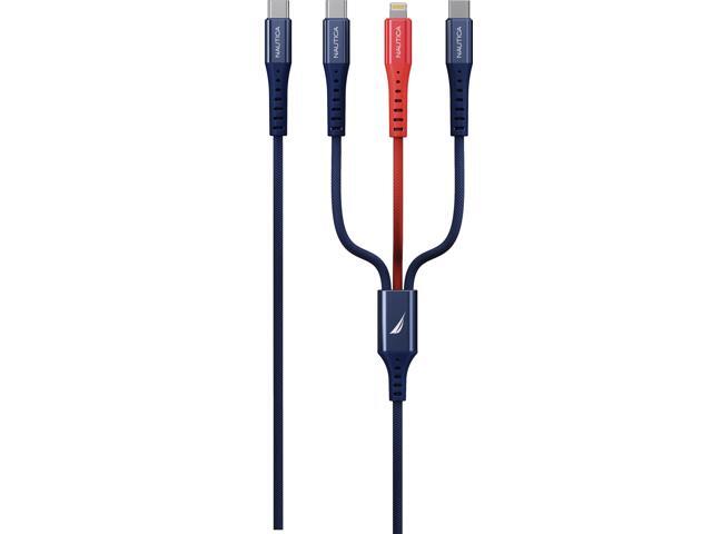 Click here for Nautica 3 In 1 USB-C to Lightning + Type-C + Type-... prices