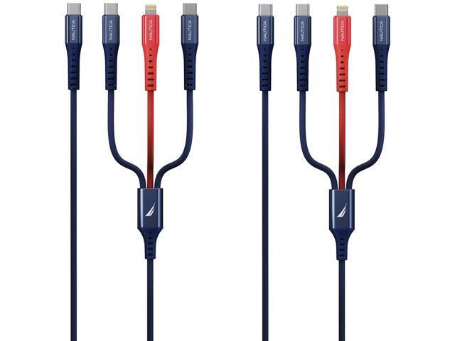 Click here for Nautica 3 In 1 USB-C to Lightning + Type-C + Type-... prices