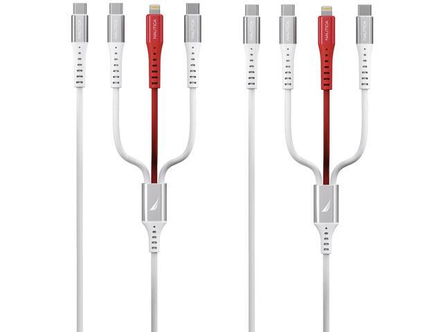 Click here for Nautica 3 In 1 USB-C to Lightning + Type-C + Type-... prices