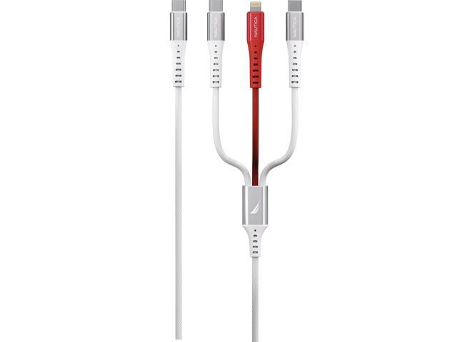 Click here for Nautica 3 In 1 USB-C to Lightning + Type-C + Type-... prices