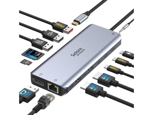 Click here for USB C Docking Station Dual Monitor Selore 13 in 1... prices