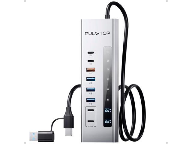 Click here for Powered USB C Hub  PULWTOP 11-in-1 USB Hub with SD... prices