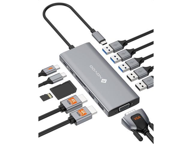 Click here for NOVOO USB C Docking Station  12 in 1 Docking Stati... prices