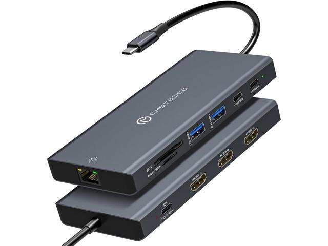 Click here for USB C Docking Station 3 Monitors 100W PD 12 in 1 T... prices