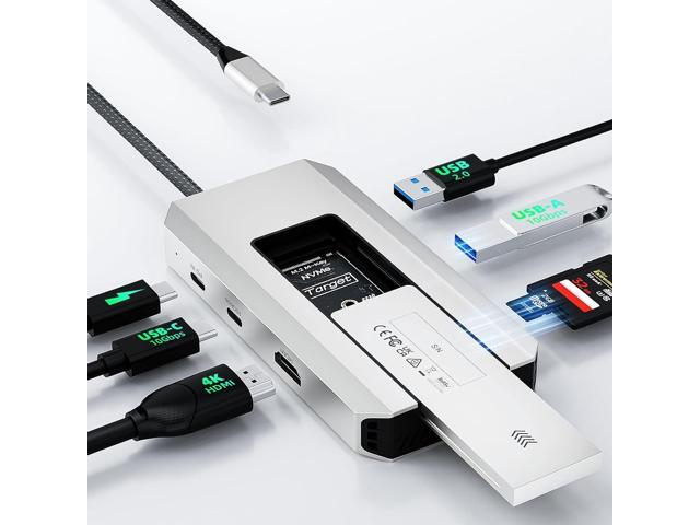 Click here for Minthouz USB C Docking Station 8-in-1 USB-C Hub wi... prices