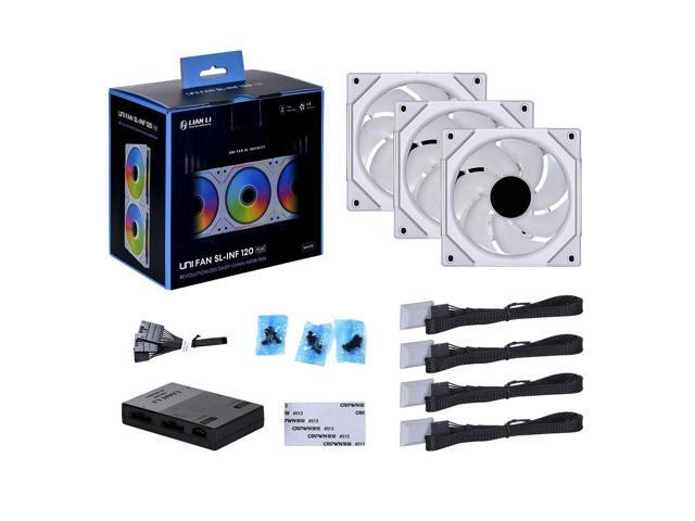 Click here for Lian Li UNI FAN SL-Infinity 120 RGB White 3-pack w... prices