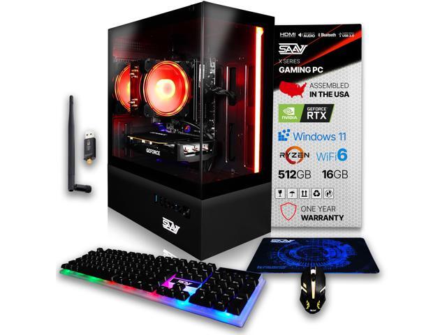 Click here for SAAV X8 2025 Gaming PC Tower Computer  AMD Ryzen 5... prices