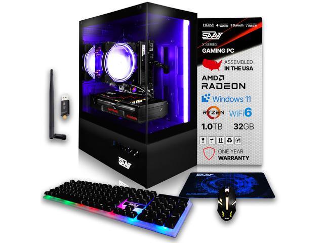 Click here for SAAV X11 2025 Gaming PC Tower Computer  AMD Ryzen... prices