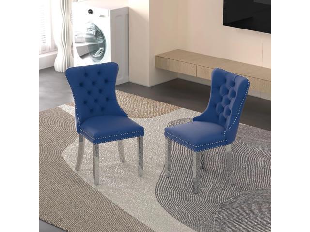 Click here for Sumdeal Velvet Dining Chairs Set of 2  Tall Back S... prices
