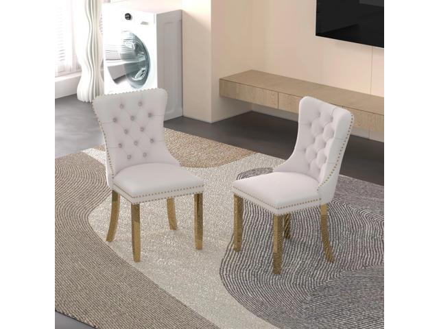 Click here for Sumdeal Velvet Dining Chairs Set of 2  Tall Back S... prices