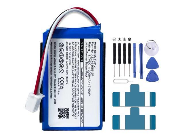 Click here for Hoegoa JBL Flip 2 Battery AEC653055-2P 2000mAh 3.7... prices