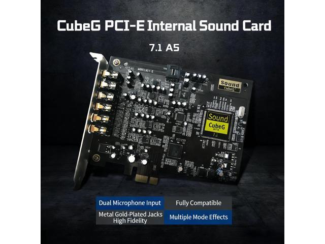 Click here for 7.1 Channel A5 PCI-E Internal Sound Card for Deskt... prices