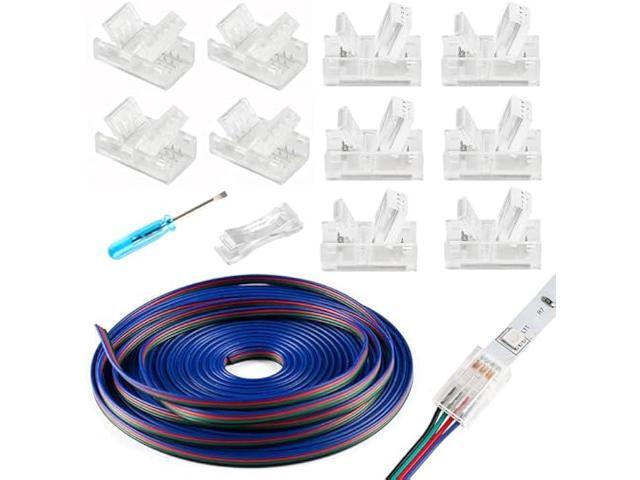 Click here for HOMELYLIFE 4 Pin LED Strip Connectors Solderless 1... prices