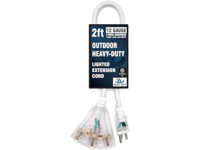 Click here for 2 ft - 12 Gauge Heavy Duty Extension Cord - 3 Outl... prices