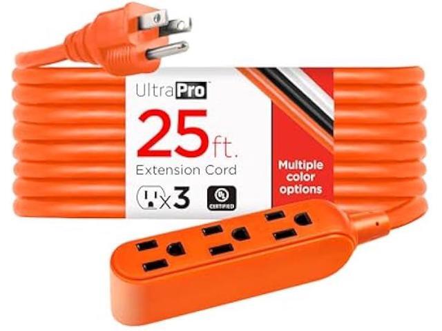 Click here for UltraPro 25 Ft Indoor Extension Cord 3 Outlet Exte... prices