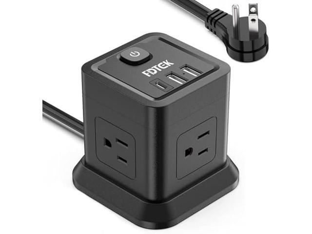Click here for Power Strip with USB C  FDTEK Flat Plug Extension... prices