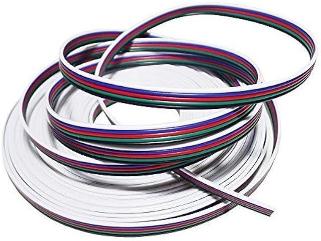 Click here for 22AWG 5pin 33FT 10M RGBW Electrical Extension Cabl... prices