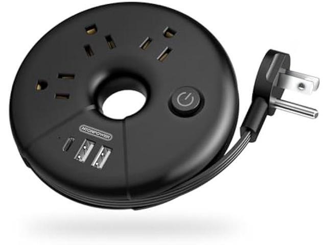 Click here for i Donut Travel Power Strip  NTONPOWER Portable Des... prices