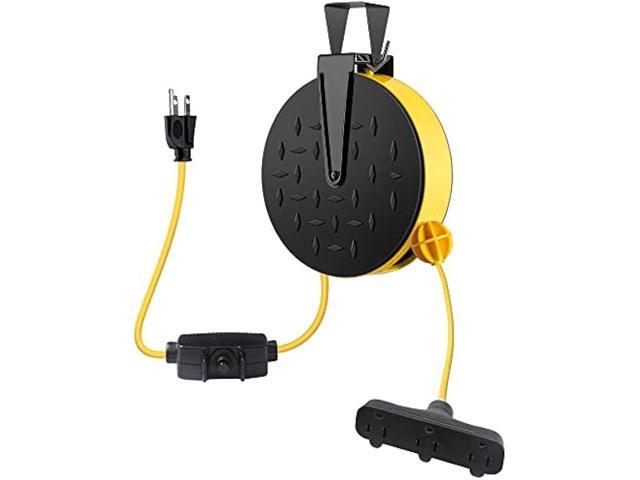 Click here for 30 Ft Retractable Extension Cord Reel with 3 Elect... prices