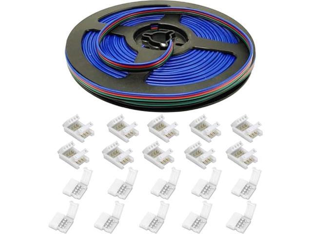Click here for 4 Pin RGB LED Strip Connectors 10mm Set  RGB LED S... prices