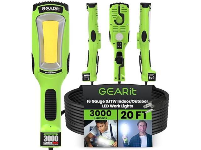 Click here for GEARit LED Work Light (20 feet) 3000 Lumen COB LED... prices