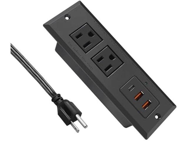 Click here for 20W Recessed Power Strip USB C Fast Charge Desk Po... prices