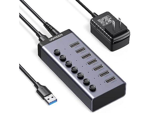 Click here for UGREEN Powered USB 3.0 Hub  7-Port USB Adapter wit... prices