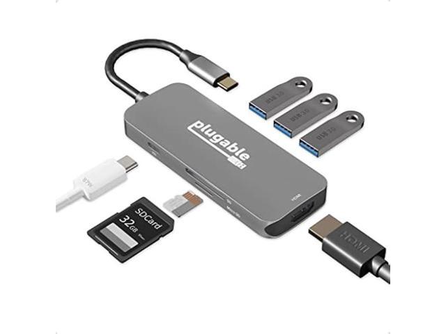 Click here for Plugable USB-C Hub 7-in-1  Driverless USB C Hub Co... prices