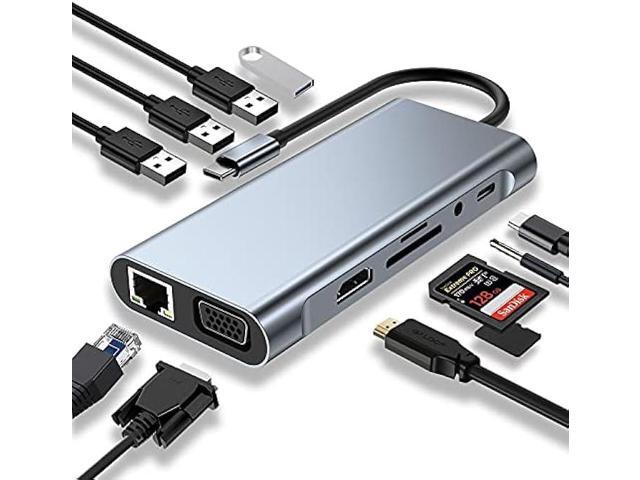 Click here for USB C HUB  USB C Adapter 11 in 1 Dongle with 4K HD... prices