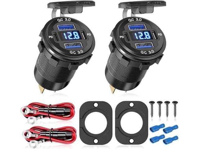 Click here for 2Pcs 12V/24V Outlet with Voltmeter& ON/Off Switch... prices