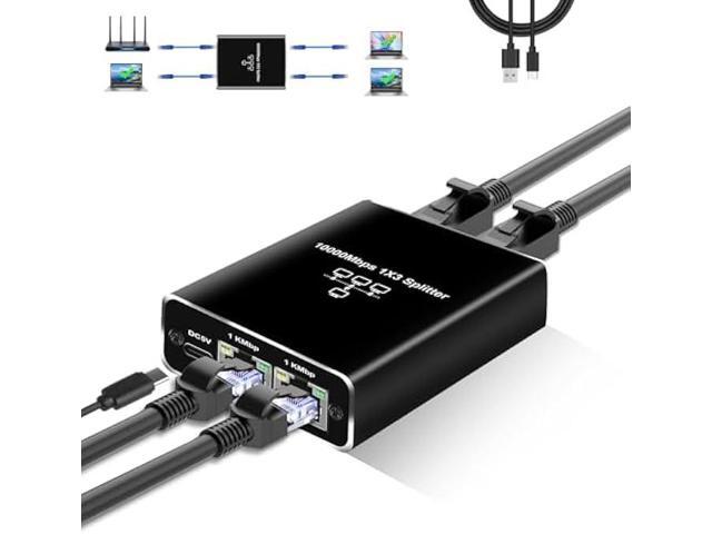 Click here for Gigabit Ethernet Splitter 1 to 3  NEWCARE 1000Mbps... prices