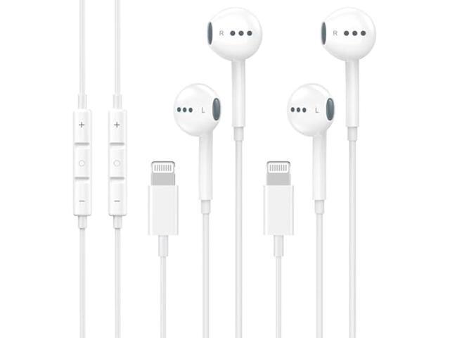 Click here for 2 Pack Wired Headphones for iPhone Earbuds with Bu... prices