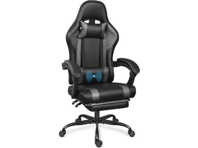 Click here for Gaming Chair with Footrest and Massage Lumbar Supp... prices