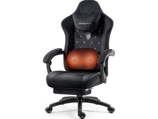 Click here for Dowinx Fabric Gaming Chair with Heated Massage Lum... prices