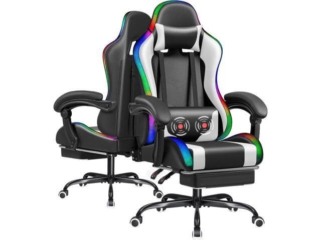 Click here for Furmax Gaming Chair with RGB LED Lights  Video Gam... prices