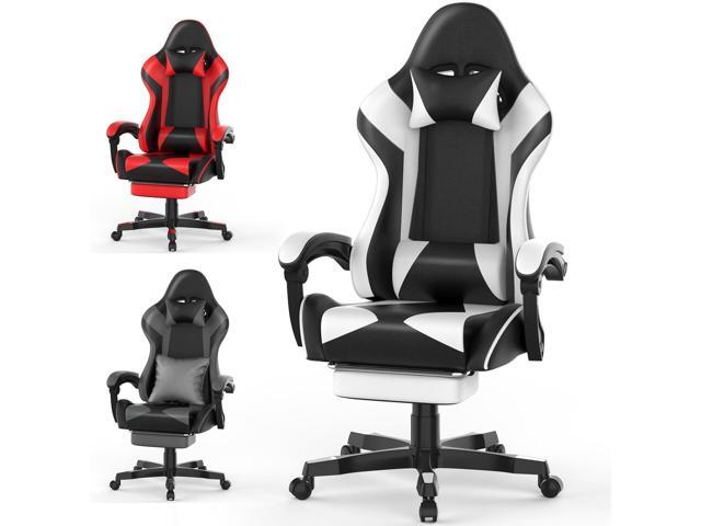 Click here for Soontrans White Gaming Chair with Large Mouse Pad... prices
