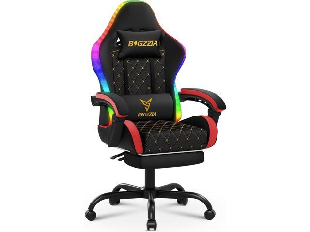 Click here for Bigzzia Gaming Chair with RGB LED Lights  High Bac... prices