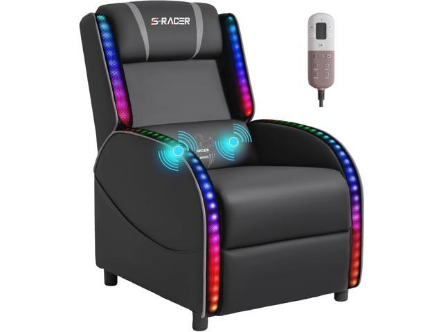 Click here for Homall LED Gaming Massage Recliner Chair Racing St... prices