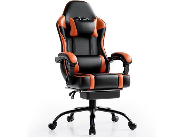 Click here for Ergonomic Gaming Chair with Footrest  PU Leather V... prices
