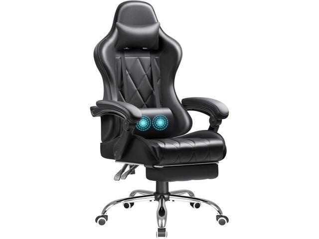 Click here for Shahoo Gaming Chair with Footrest and Massage Lumb... prices