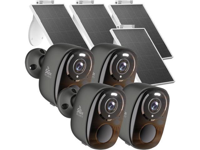 Click here for 4pcs Solar Security Cameras Wireless Outdoor  5G/2... prices