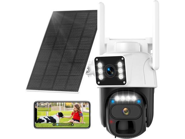 Click here for Hawkray Dual Lens Solar Security Camera Outdoor  5... prices