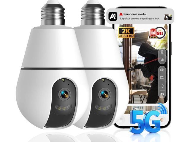 Click here for Light Bulb Camera 5G & 2.4Ghz WiFi 2K Security Cam... prices