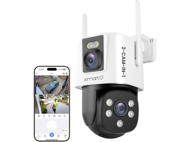 Click here for xmartO [WiFi 6 Dual-Lens Camera] 2-in-1 QHD WiFi H... prices